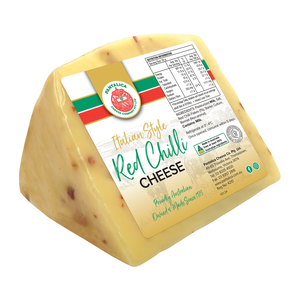 Red Chilli Cheese 300g Approx.