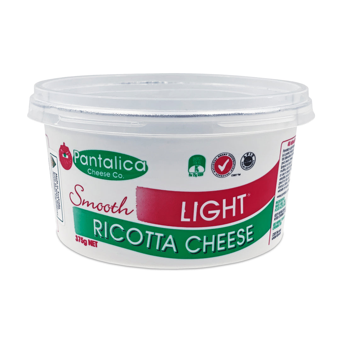 Smooth Ricotta Cheese Light 375g – Pantalica Cheese